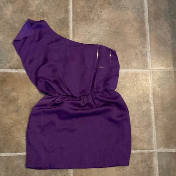 City Triangles | Dresses | Purple One Shoulder Dress | Poshmark